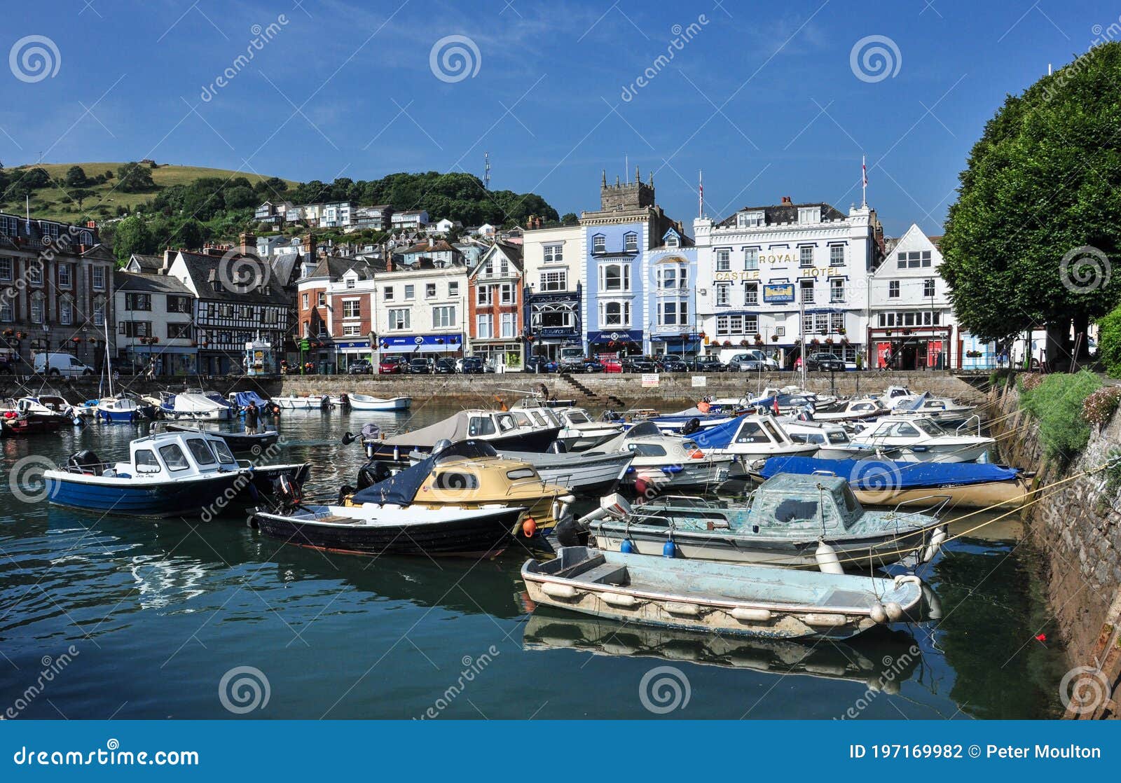 Boatfloat and Quay, Dartmouth Editorial Photography - Image of season ...