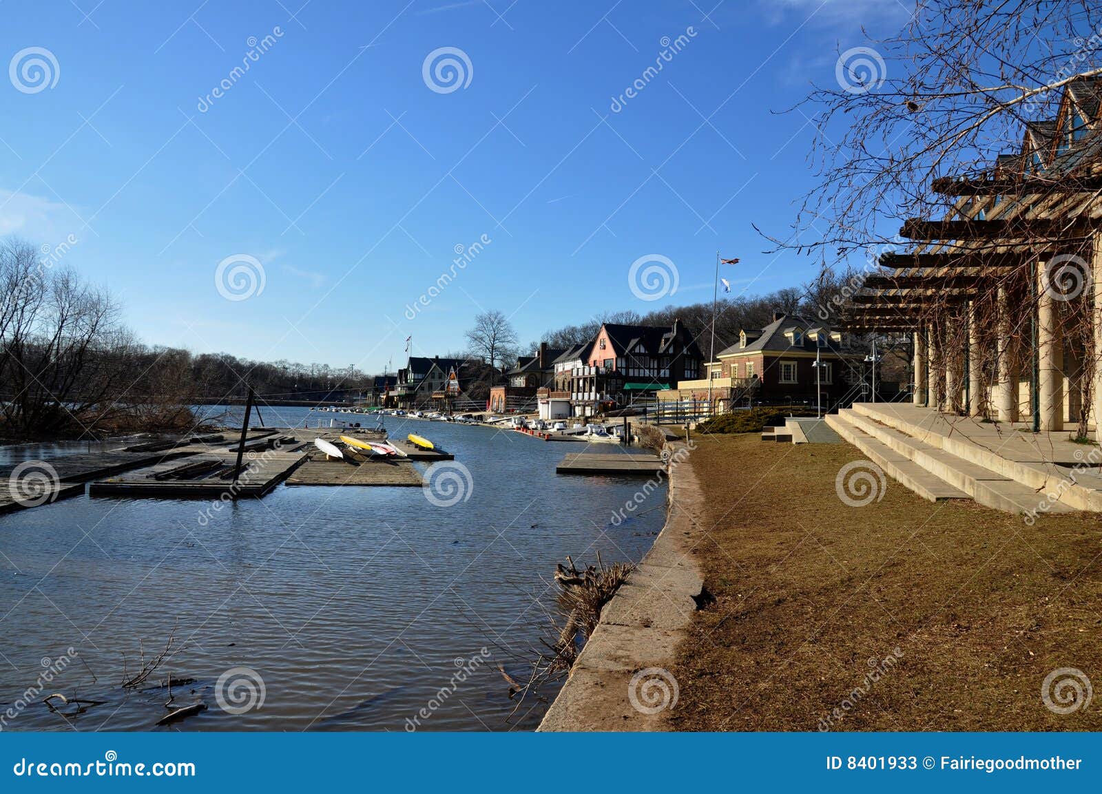 Boathouse Row, Fairmount Park, Philadelphia Stock Image - Image of ...