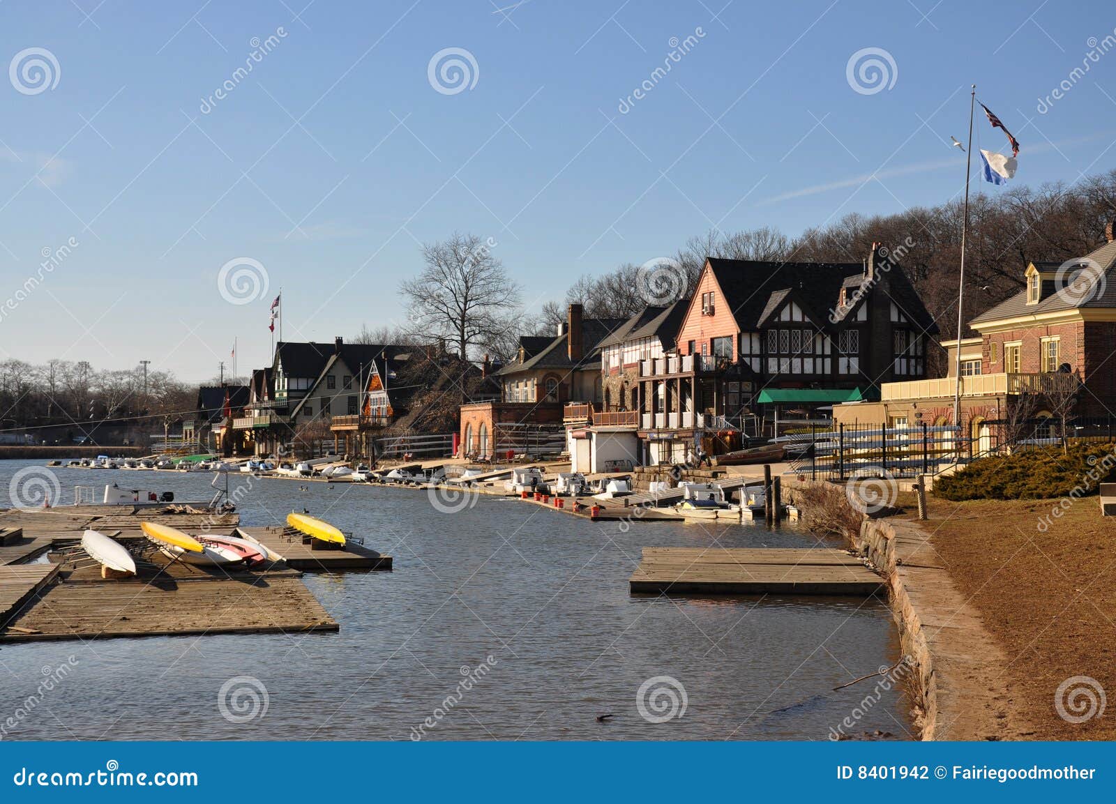 Boathouse Row, Fairmount Park, Philadelphia Stock Photo - Image of ...