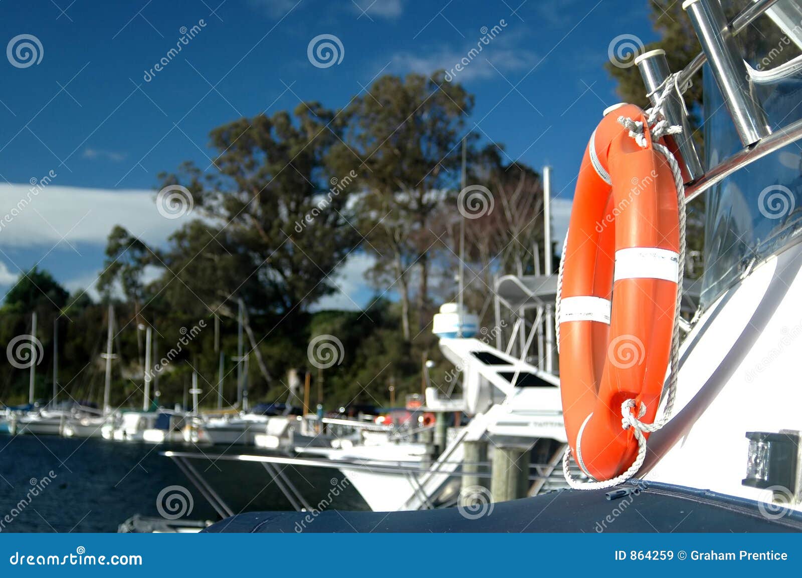 Boating Safety stock image. Image of water, chrome, safety - 864259