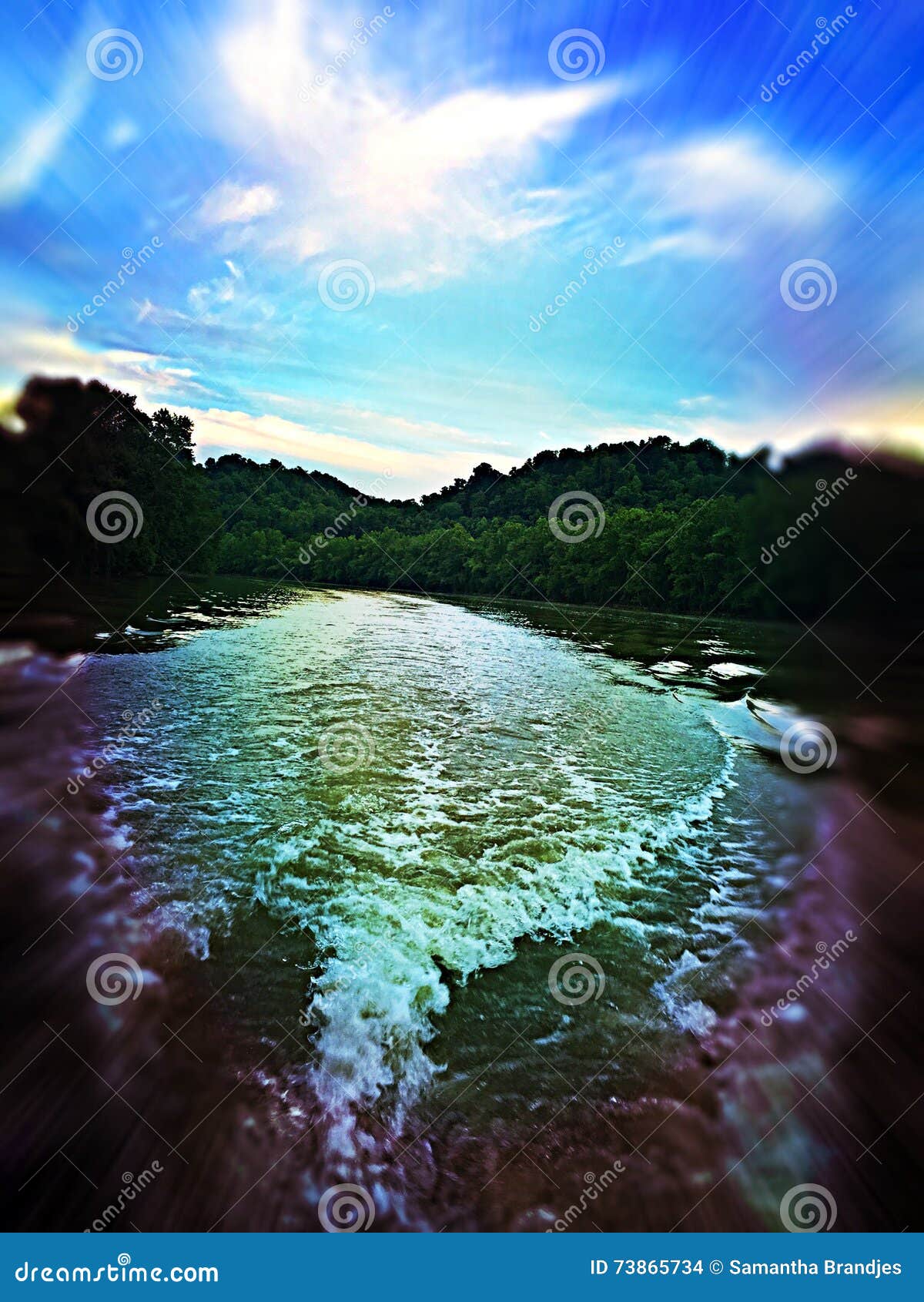 Boating on a sunny day stock photo. Image of boat, sunny - 73865734