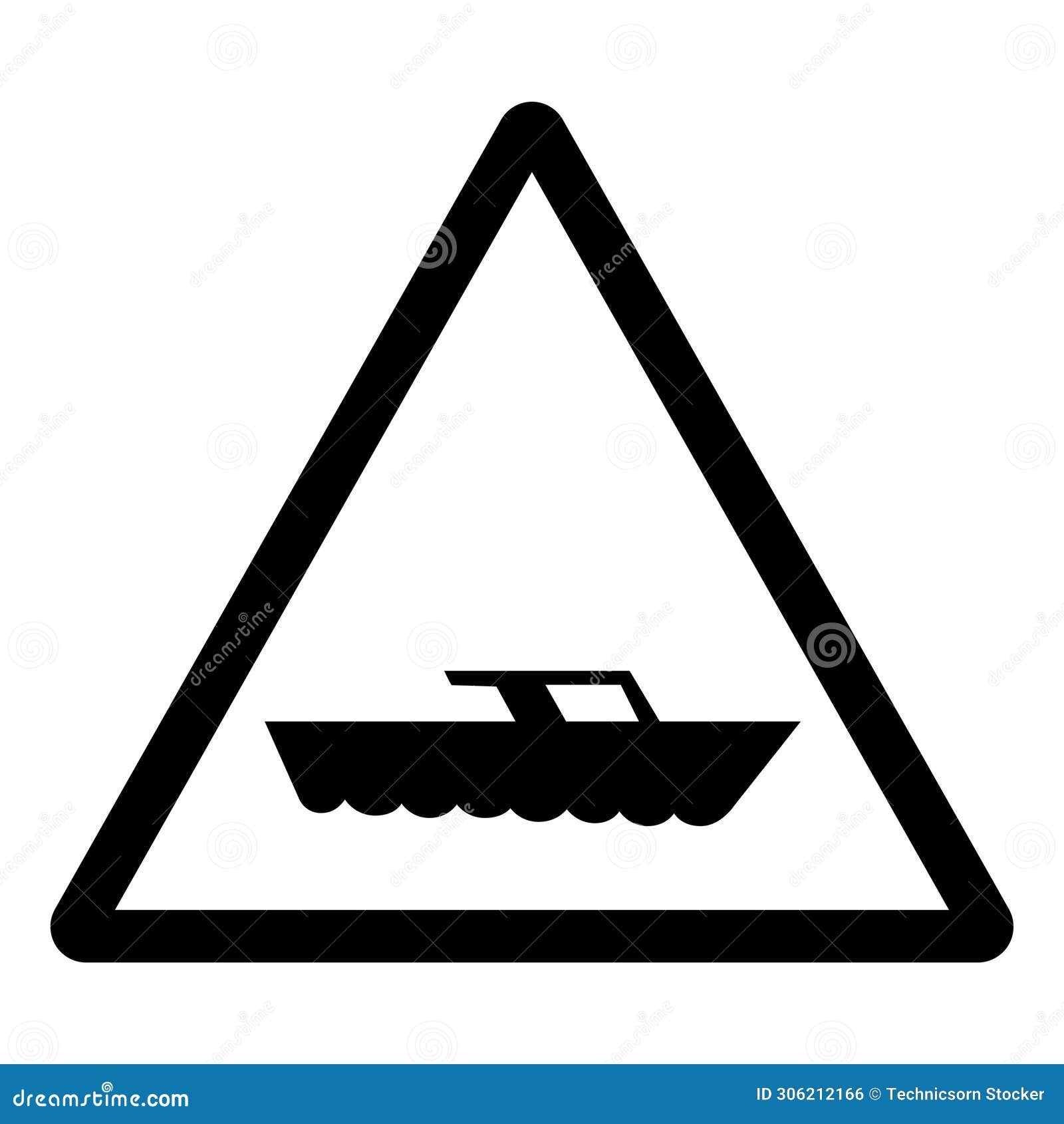 Boating Symbol Sign, Vector Illustration, Isolate on White Background ...