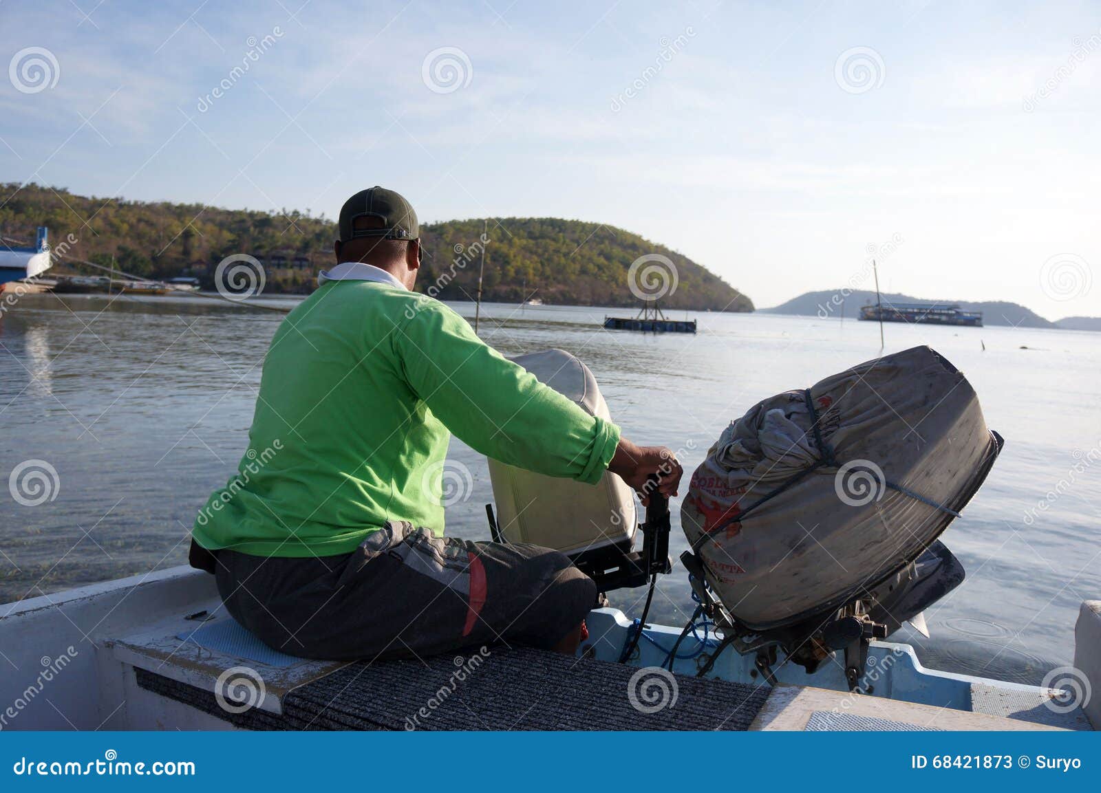 Boatmen editorial stock photo. Image of beach, preparing - 68421873
