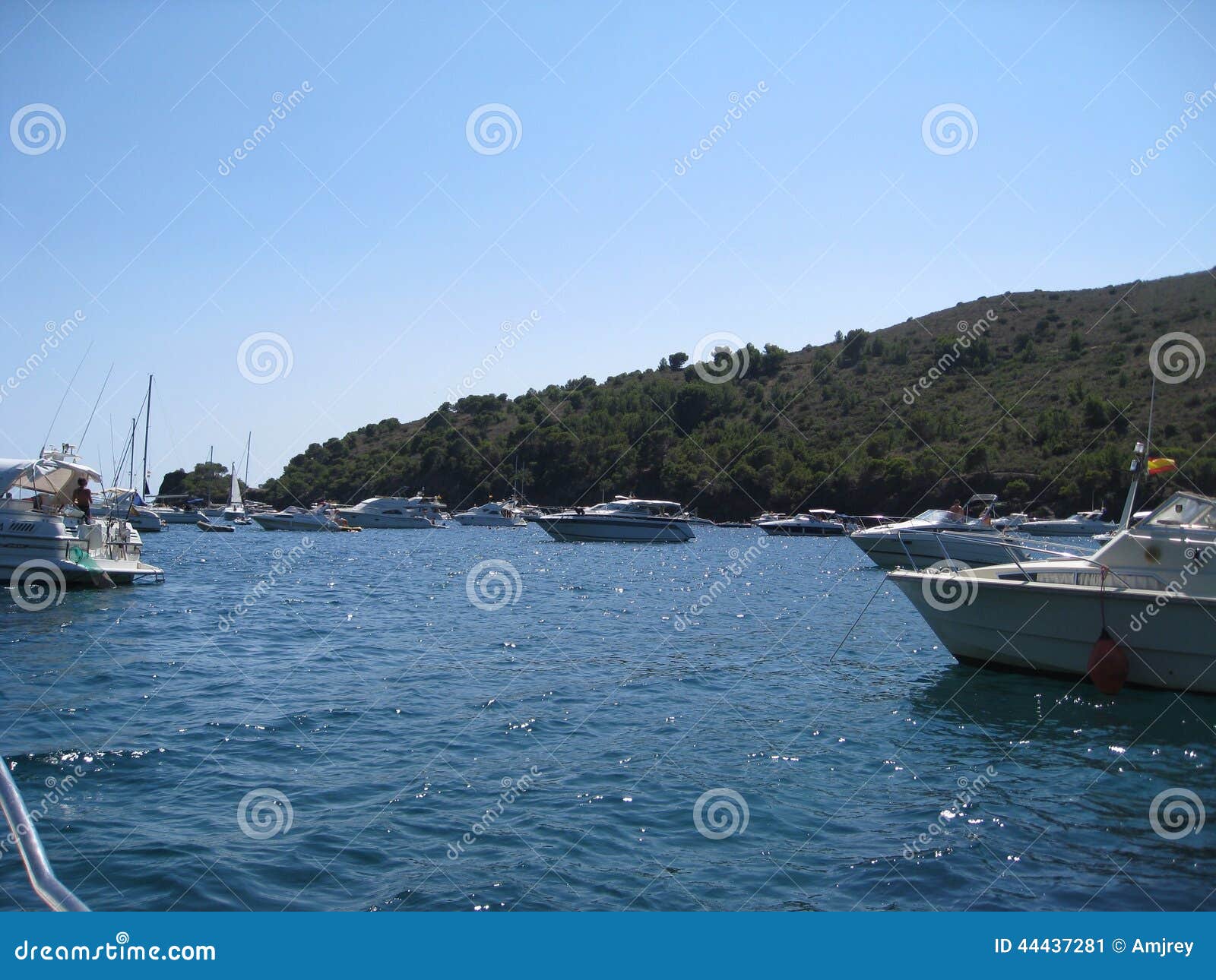 Boats in bay editorial photo. Image of spanish, marina - 44437281