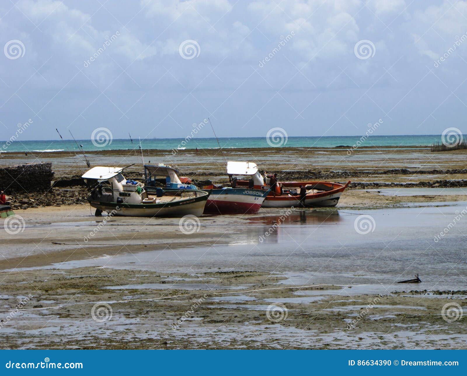 Boats on the Beach in Maceio, Brazil. Editorial Image - Image of ...