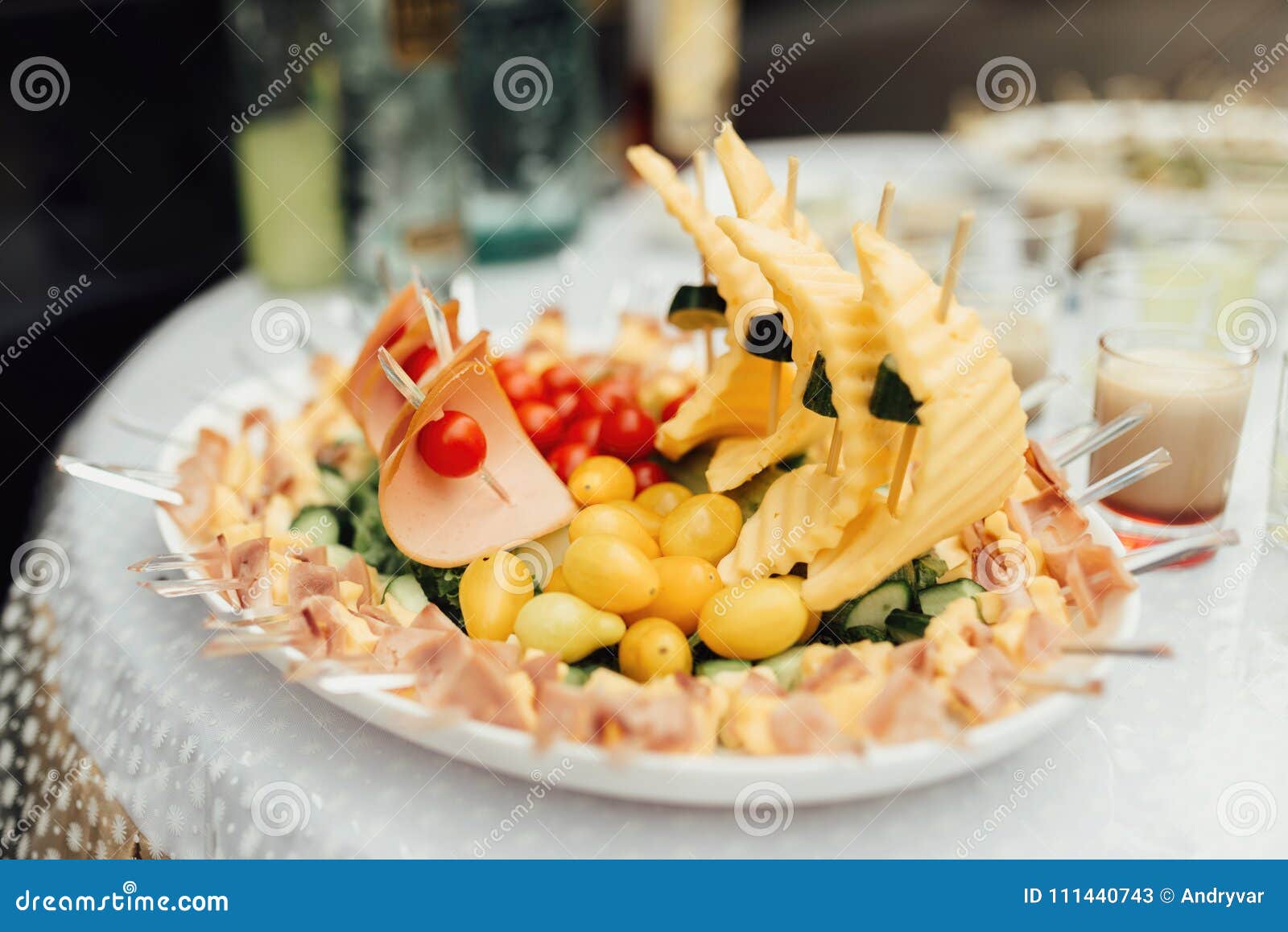 Boats from cheese stock image. Image of buffet, background - 111440743