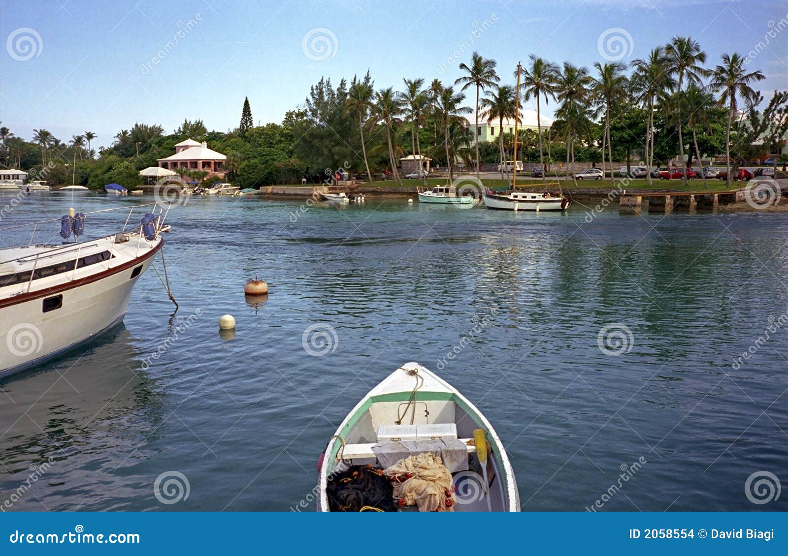 Boats in Hamilton Harbor, Bermuda Stock Photo - Image of boats ...
