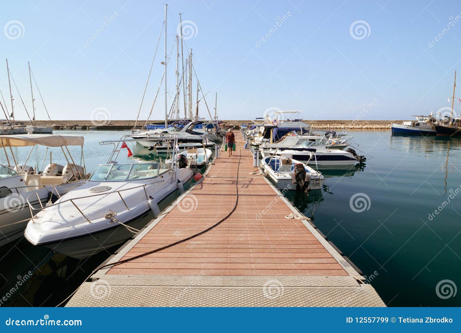 Boats in harbour stock image. Image of sailing, sailboat - 12557799
