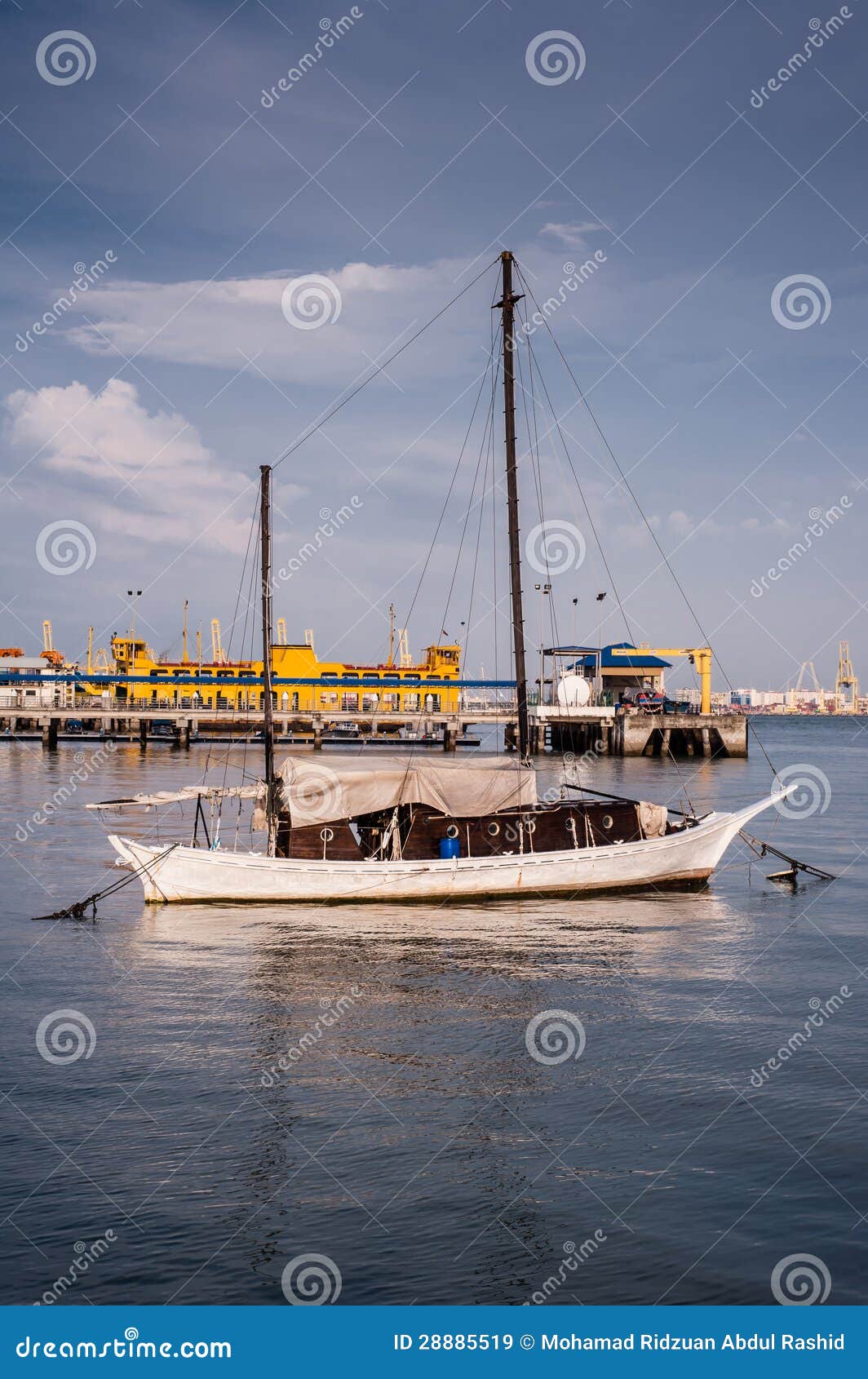 Boats at harbour stock image. Image of boats, ship, industries - 28885519