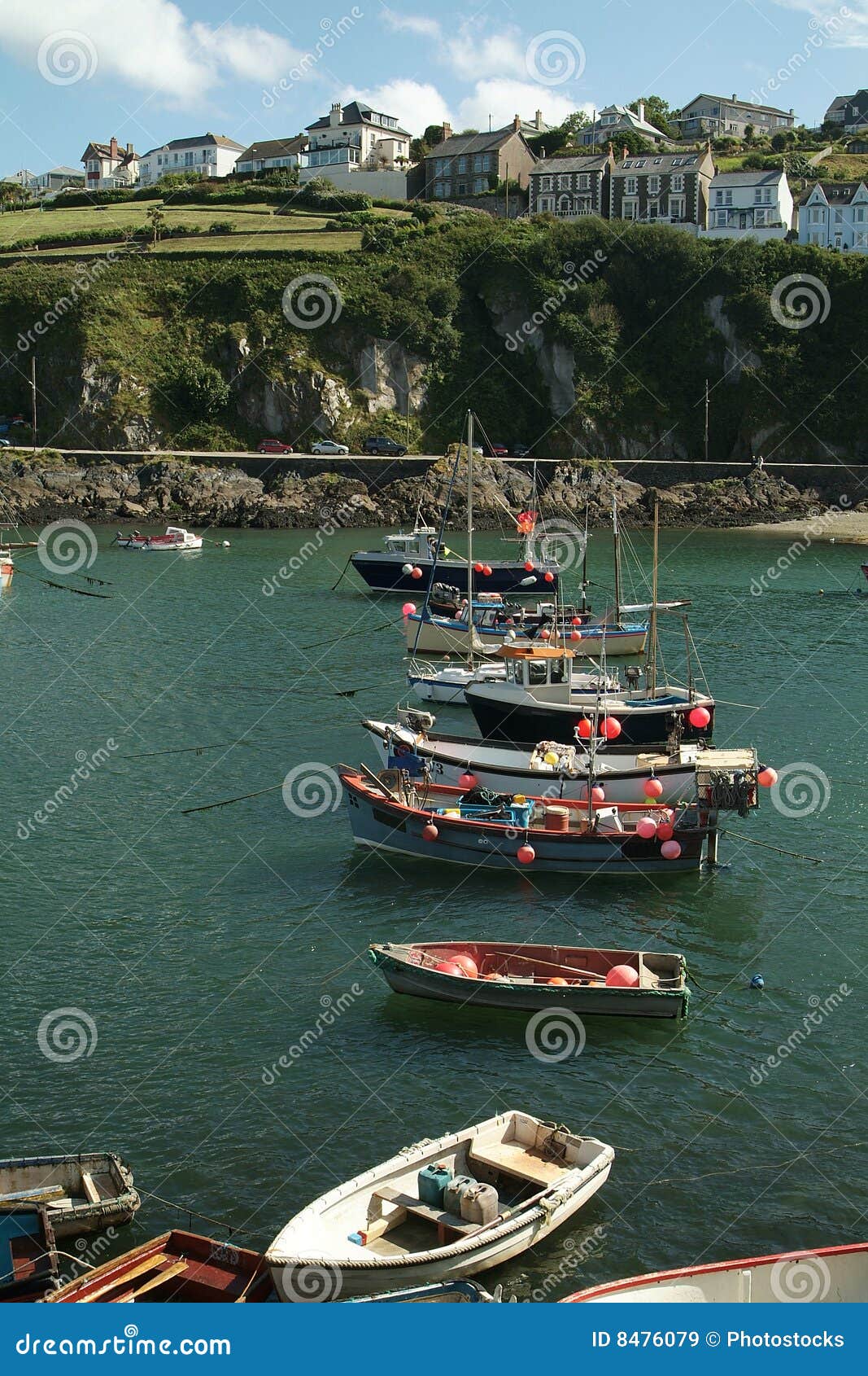 Boats in harbour stock image. Image of fishing, atlantic - 8476079