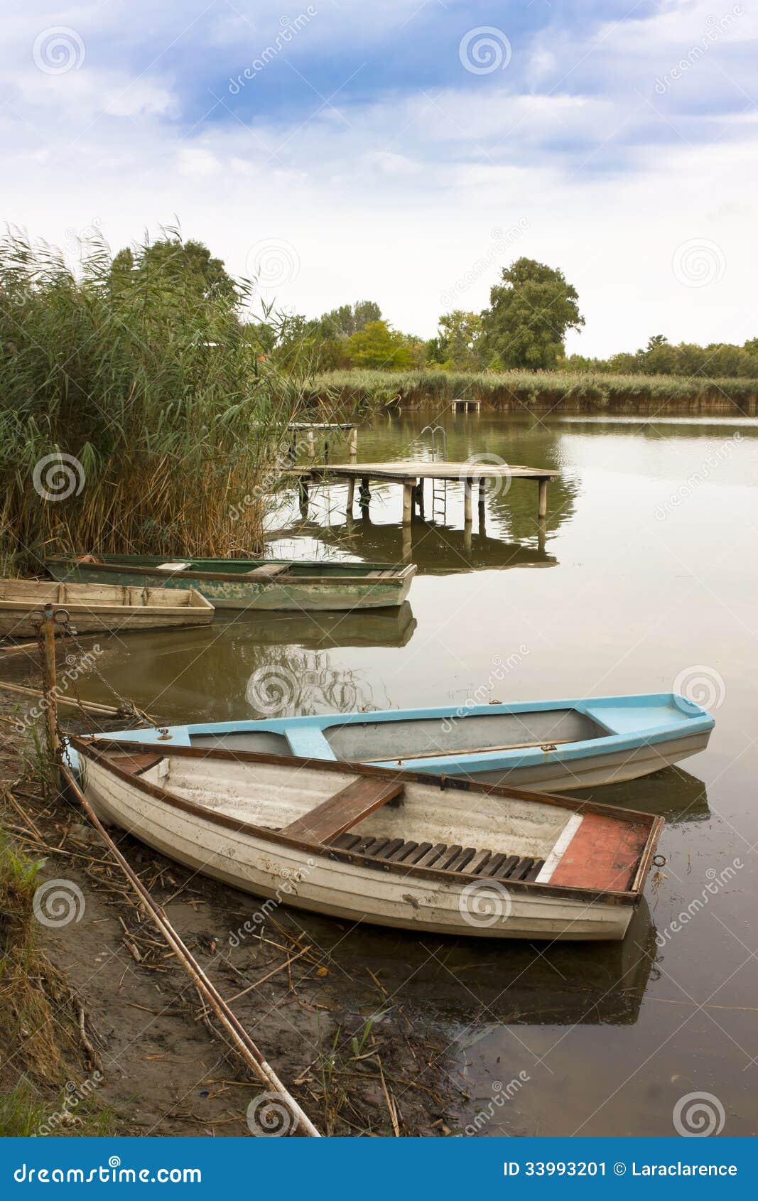 Boats at the lakeside stock image. Image of gray, exterior - 33993201