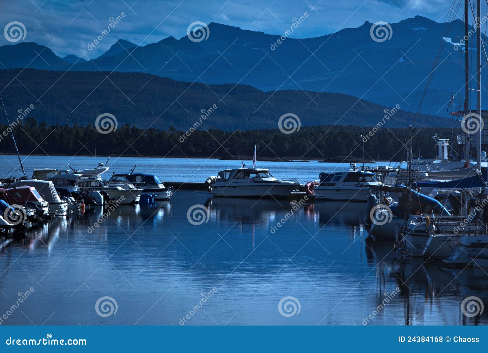 Boats on a moorage stock photo. Image of scandinavia - 24384168
