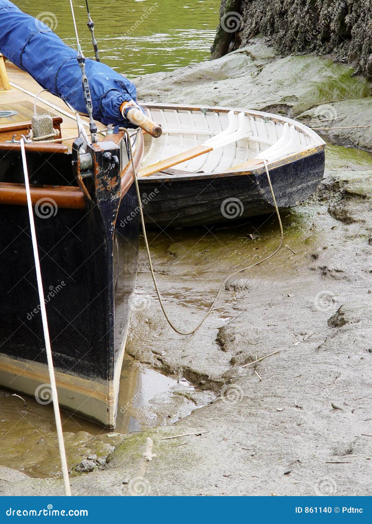 Boats in Mud stock photo. Image of dock, sailing, boat - 861140