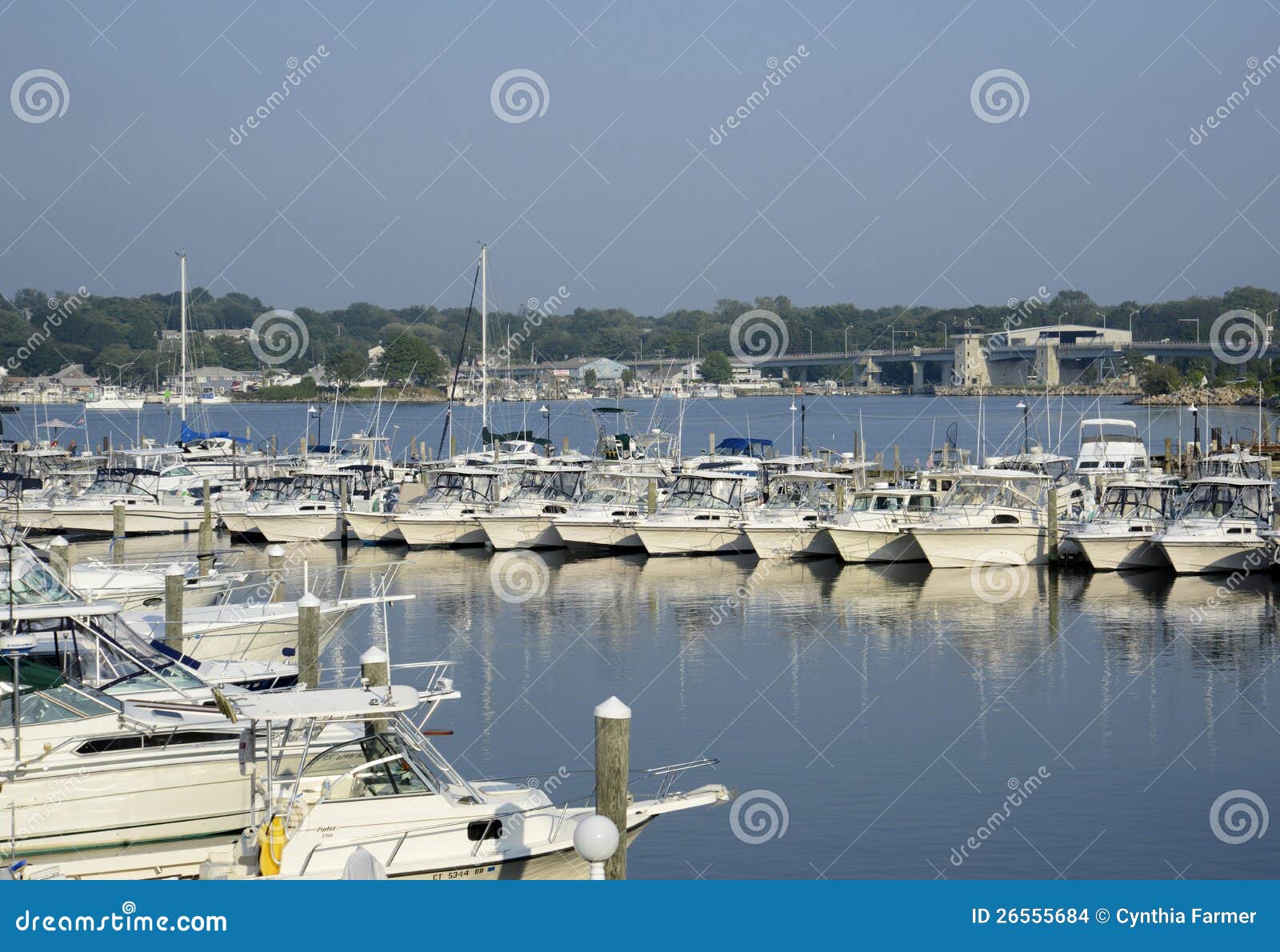 Boats in the Niantic River in Connecticut Editorial Stock Image - Image ...
