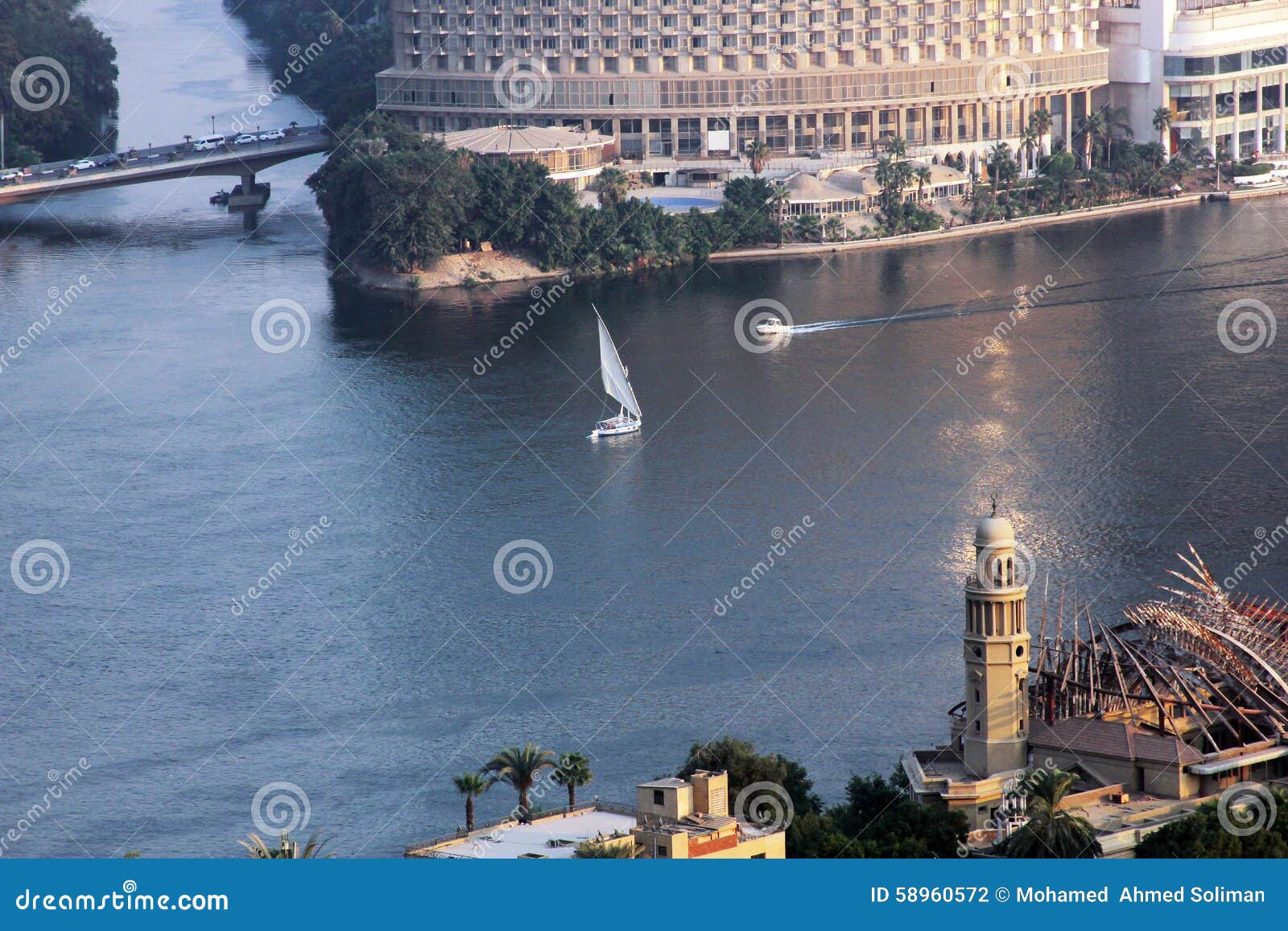Boats in Nile of Cairo in Egypt Editorial Photography - Image of beauty ...