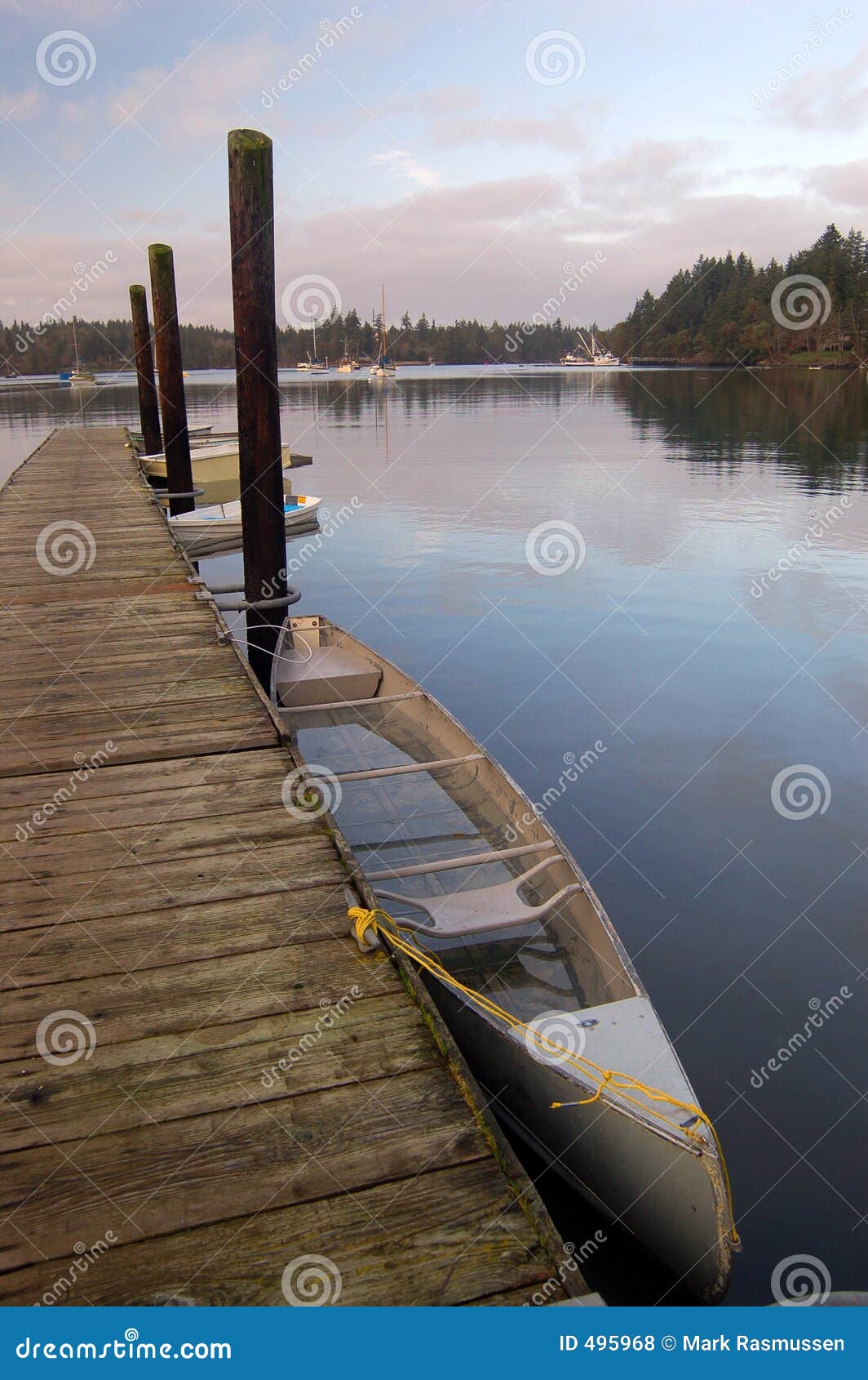 Boats at pier stock photo. Image of placid, pier, scenic - 495968