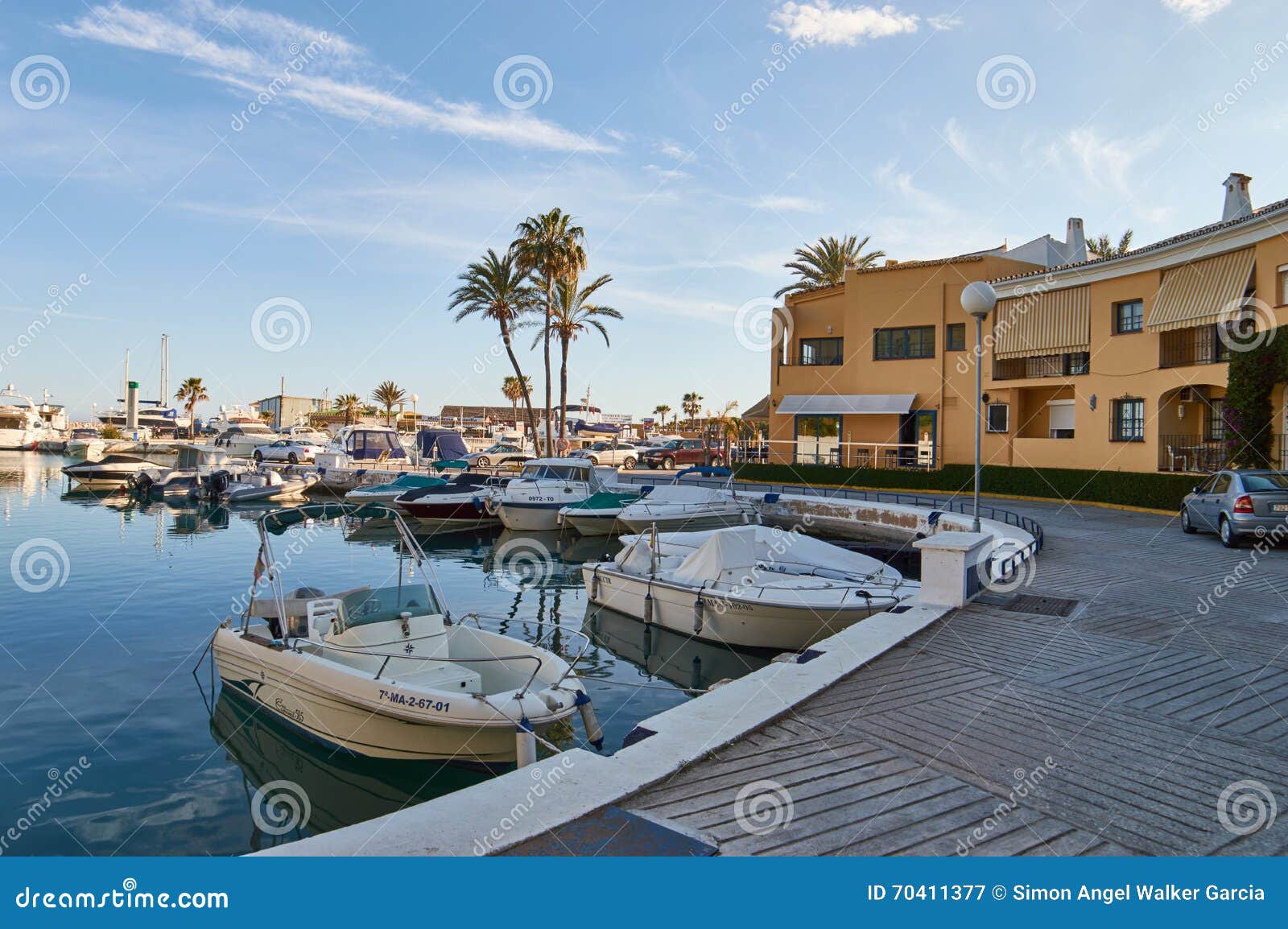 Boats in Port of Marbella editorial photography. Image of ocean - 70411377
