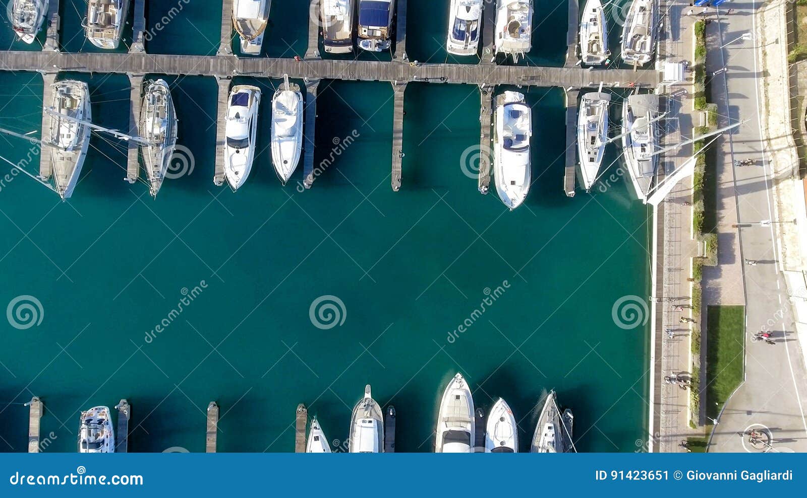 Boats in the Port, Overhead View Stock Image - Image of freight ...