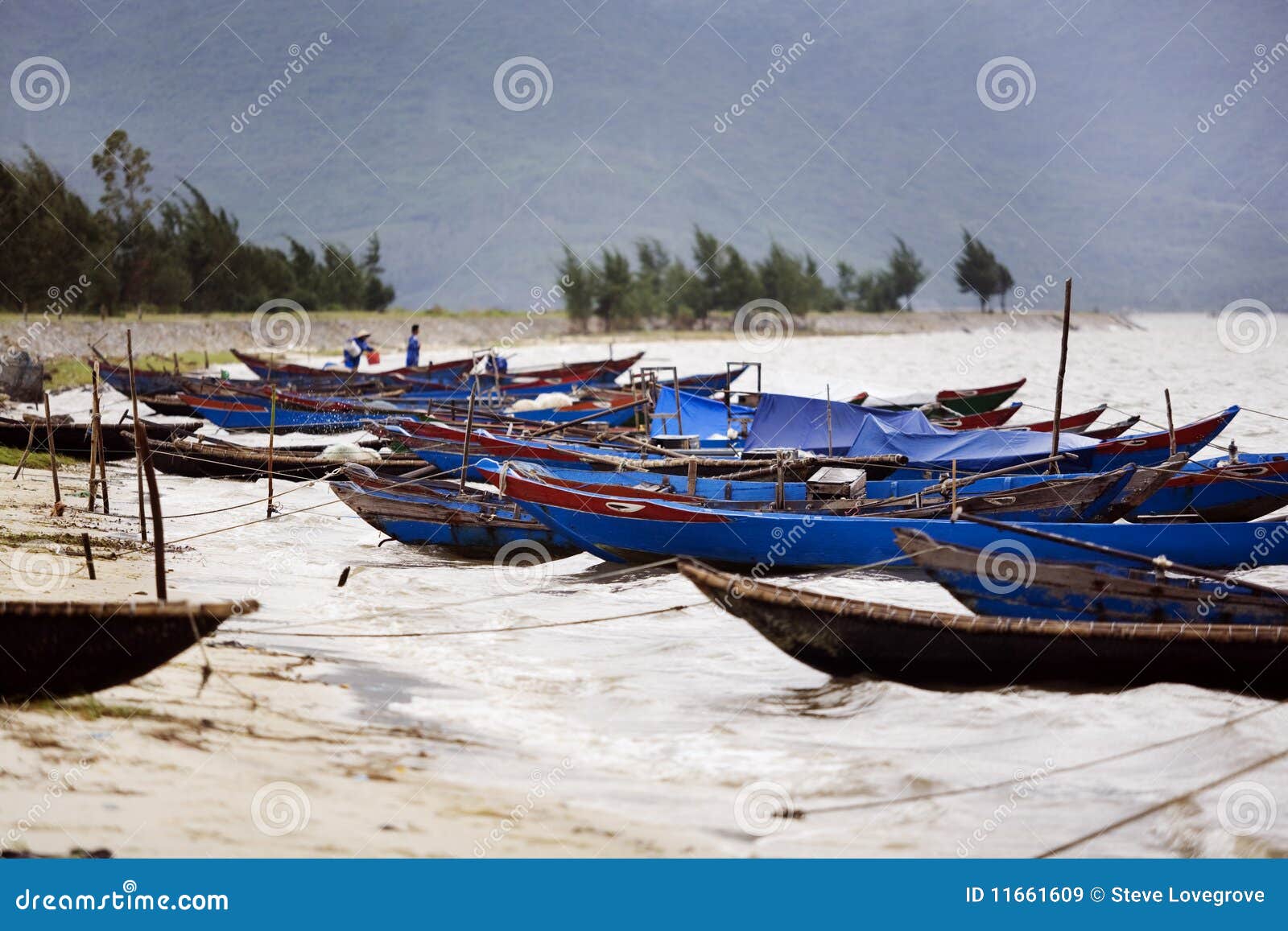 Boats on River stock image. Image of river, wooden, wind - 11661609