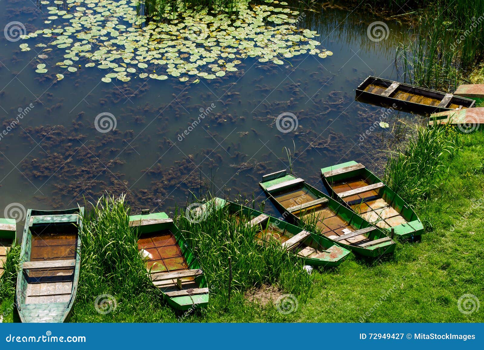 Boats on Riverside stock image. Image of boat, vacation - 72949427