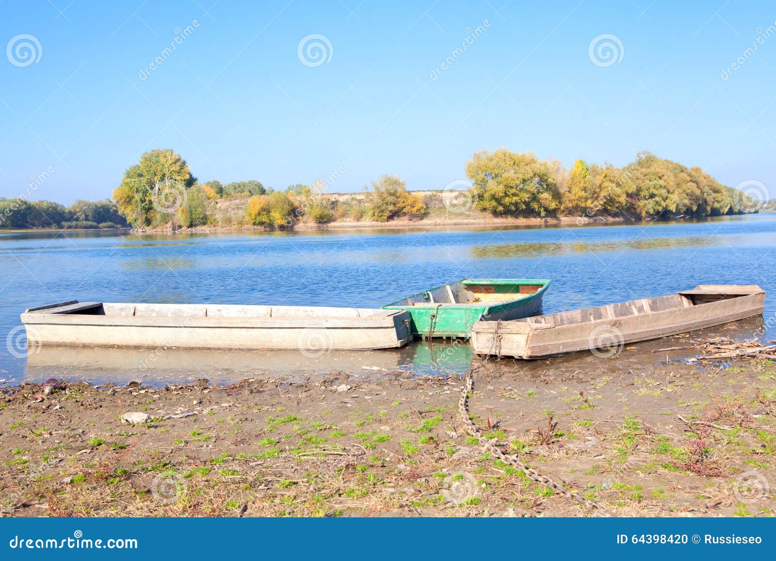 Boats on the riverside stock photo. Image of naval, sail - 64398420
