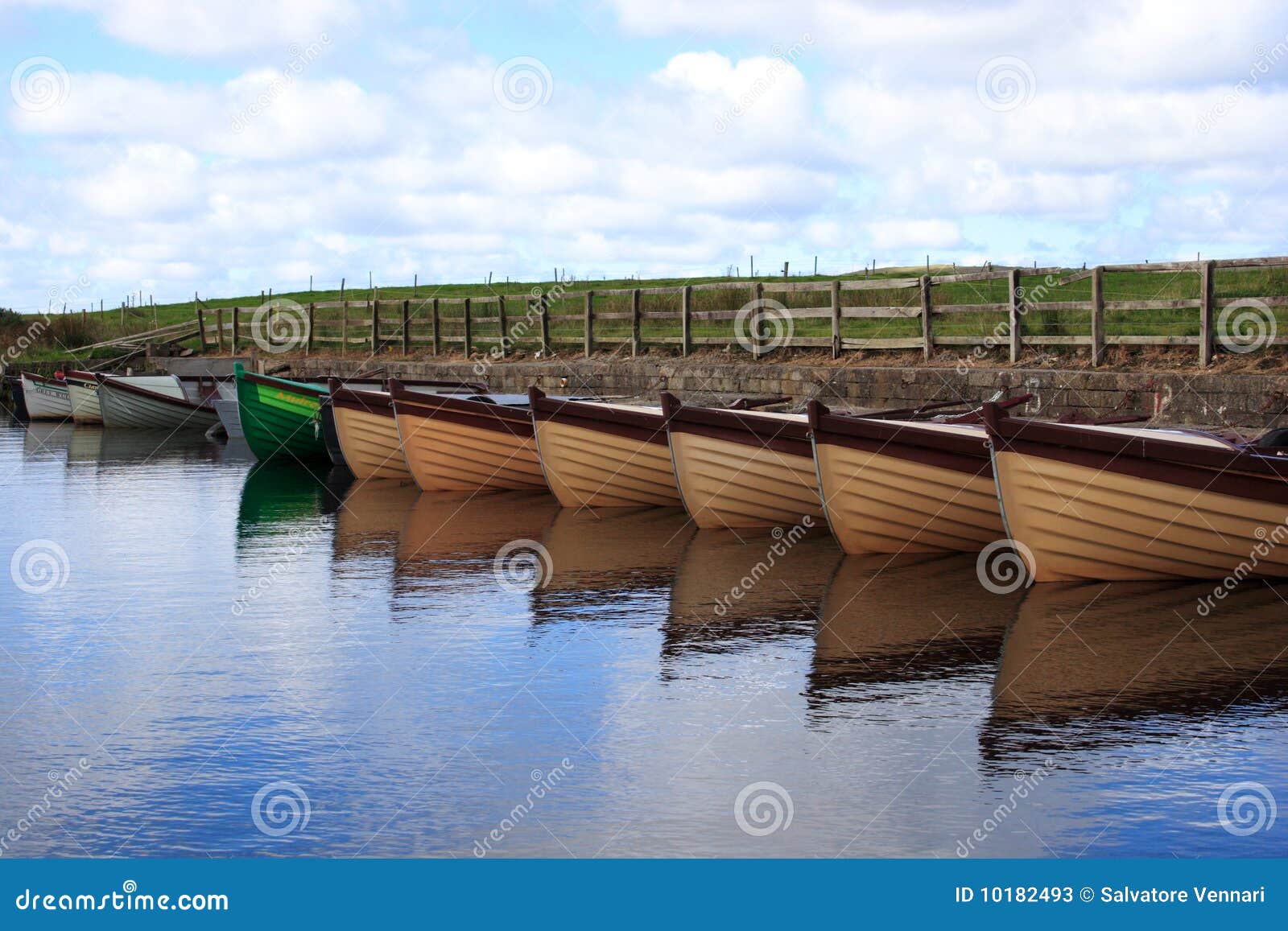 Boats in a Small Mooring in Donegal - Ireland Stock Image - Image of ...