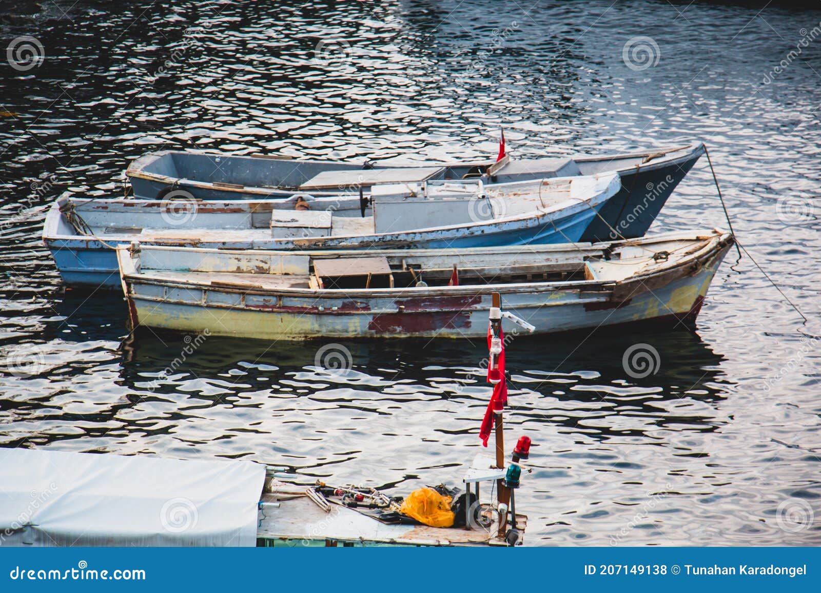 2 Boats Standing on the Sea Editorial Stock Photo - Image of standing ...