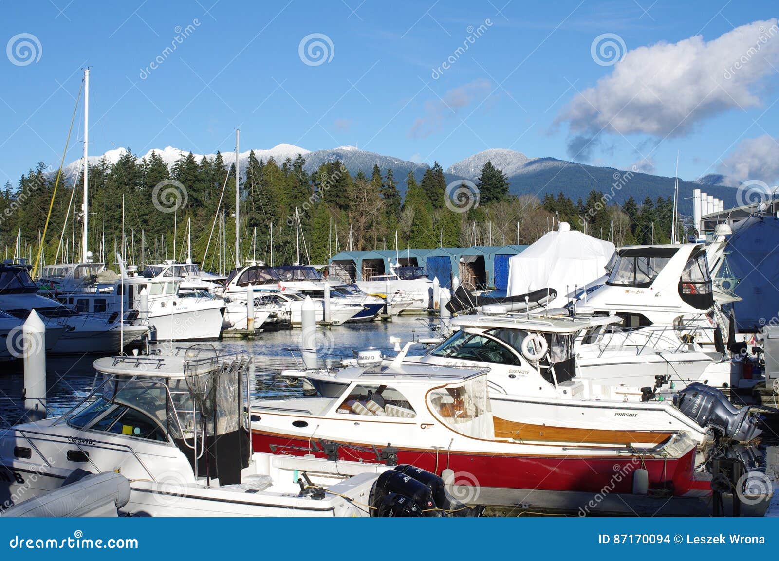 Boats at Vancouver Cole Harbour Editorial Stock Image - Image of ...
