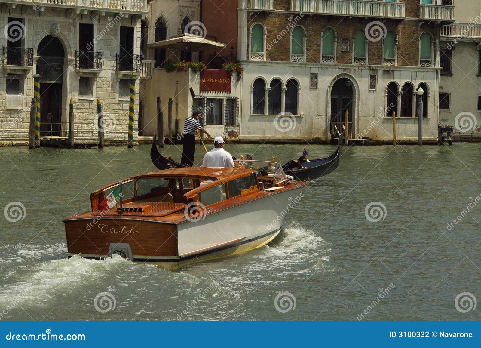 Boats on Venice canal editorial photography. Image of attraction - 3100332