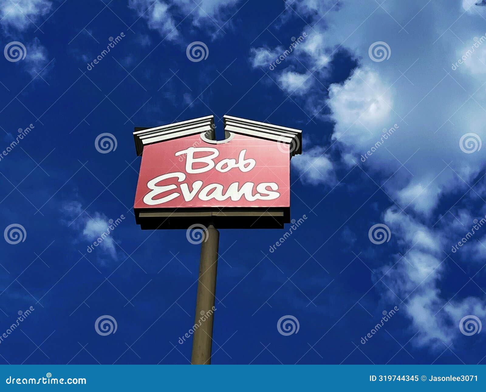 Bob Evans sign editorial image. Image of evans, name - 319744345