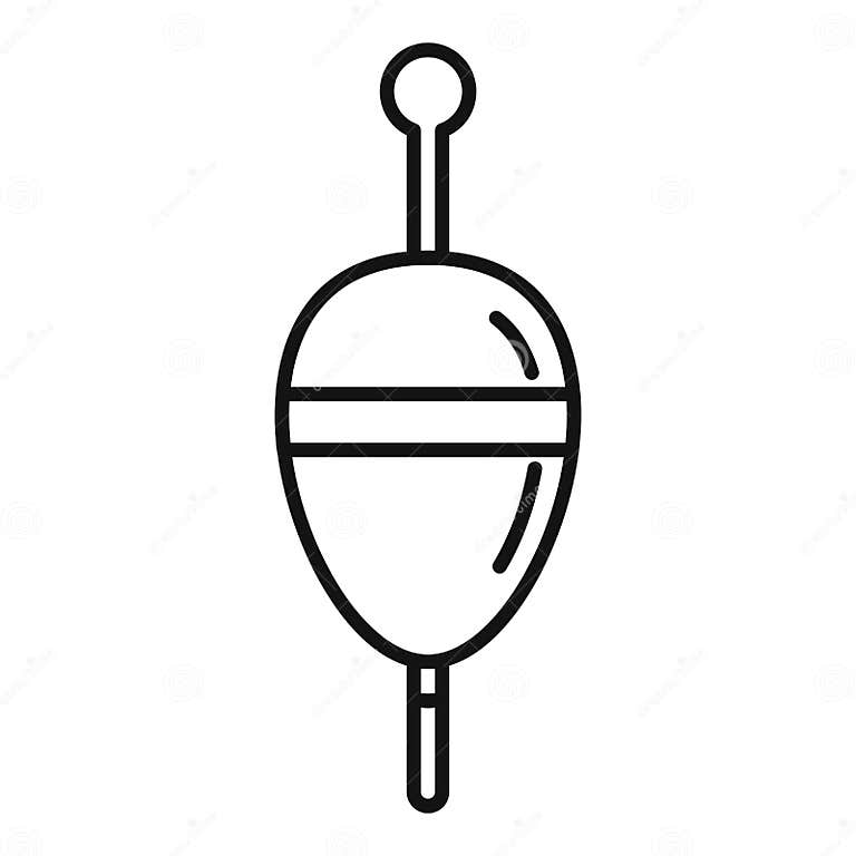 Bobber Float Icon, Outline Style Stock Vector - Illustration of ...