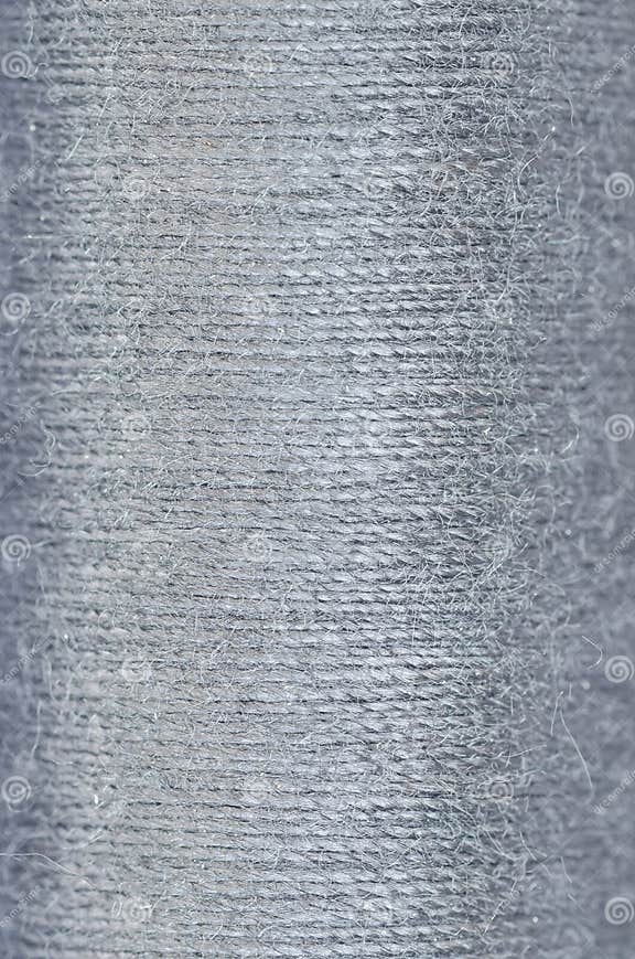 Bobbin of grey thread stock image. Image of closeup, gray - 57605189