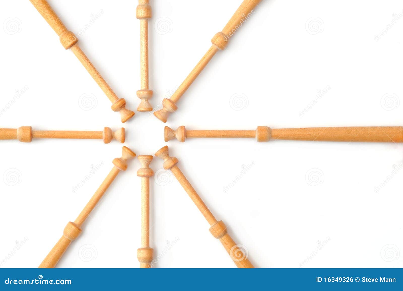 Bobbin spindles stock photo. Image of lacemaking, tool - 16349326