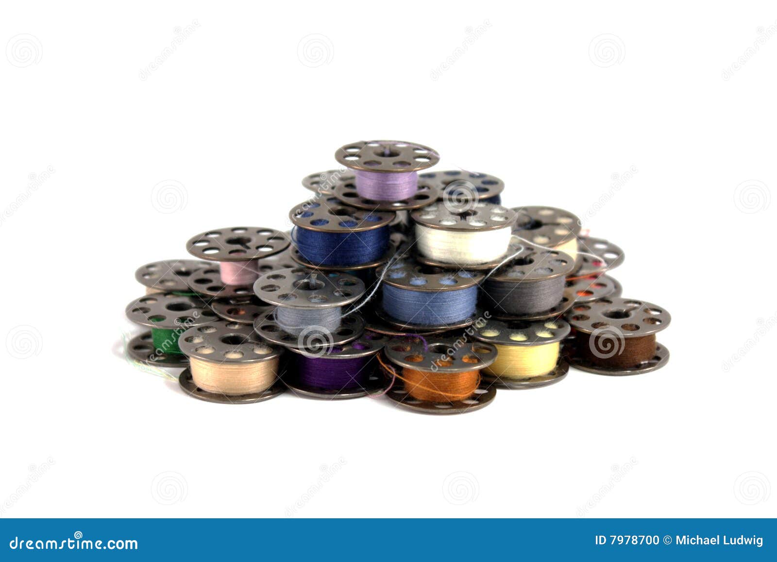 Bobbins stock photo. Image of sewing, fibers, colorful - 7978700