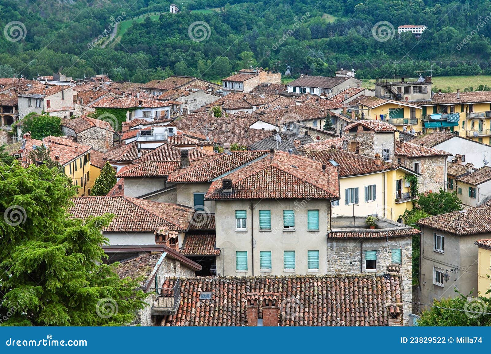Bobbio. Emilia-Romagna. Italy Stock Photo - Image of piacenza, edifice ...