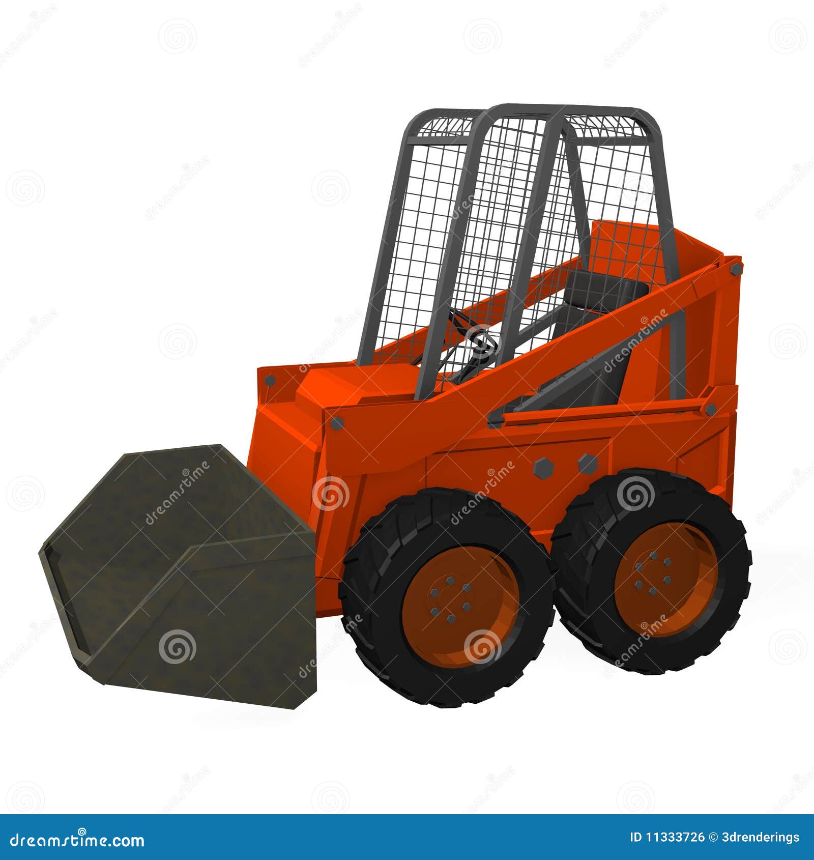 Bobcat stock illustration. Illustration of digging, work - 11333726