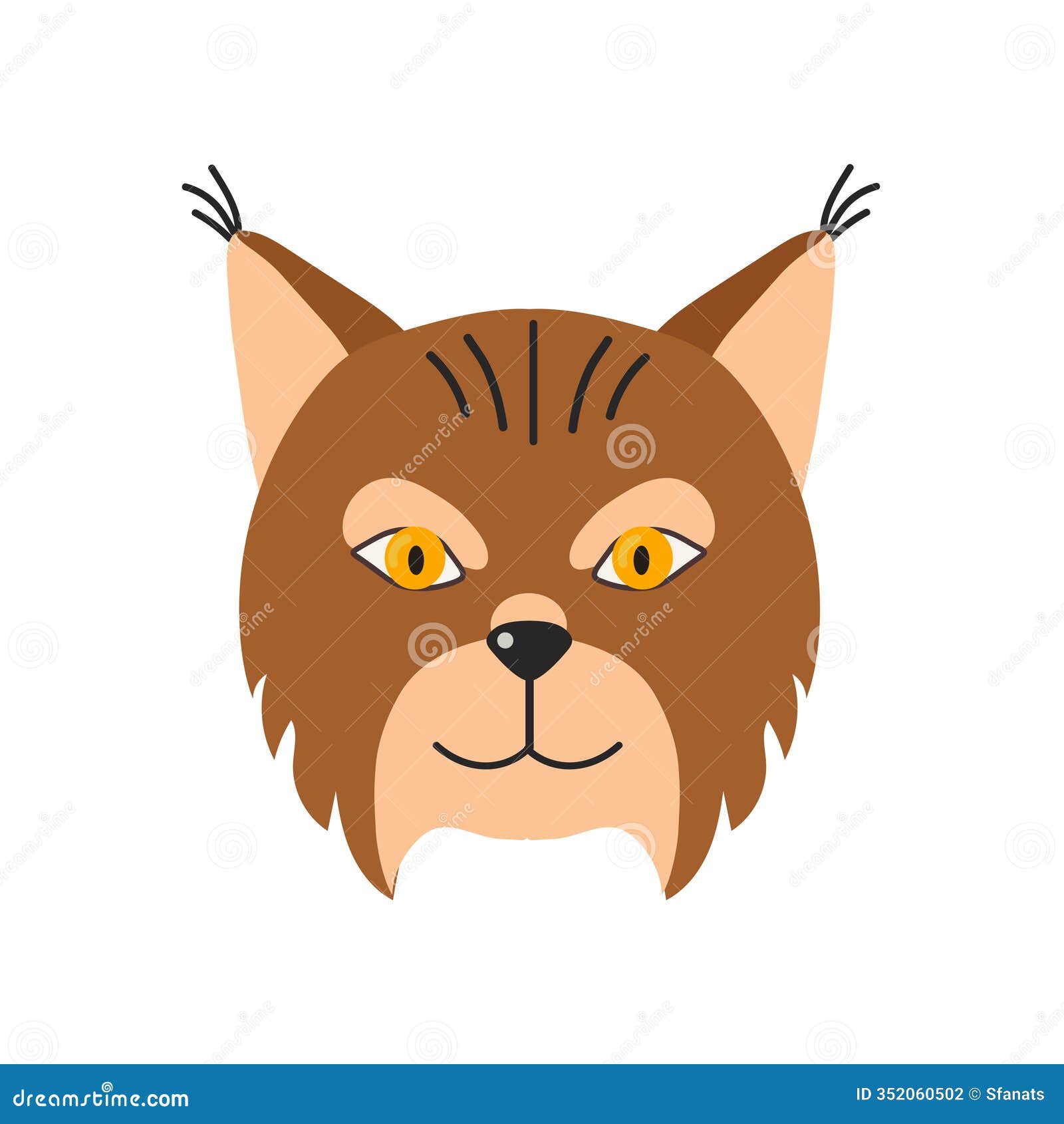 Clipart Bobcat A Wild Bobcat Royalty Free Vector Image VectorStock