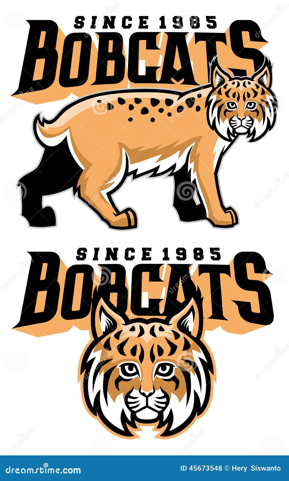 Bobcat Mascot Cartoon Vector | CartoonDealer.com #46367657