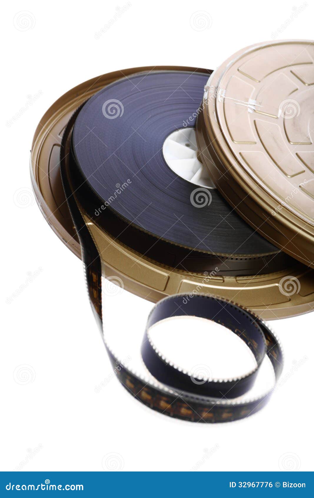 Bobine de film photo stock. Image du production, matériel - 32967776