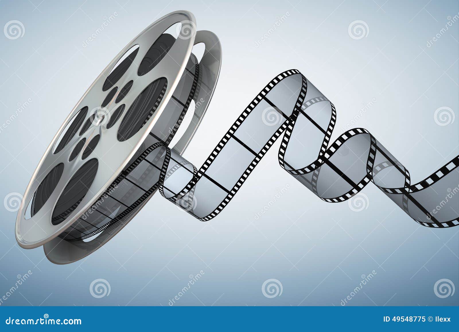 Bobine de film illustration stock. Illustration du théâtre - 49548775