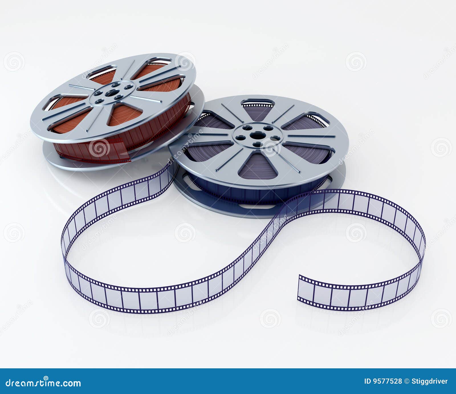 Bobine de film illustration stock. Illustration of rétro - 9577528