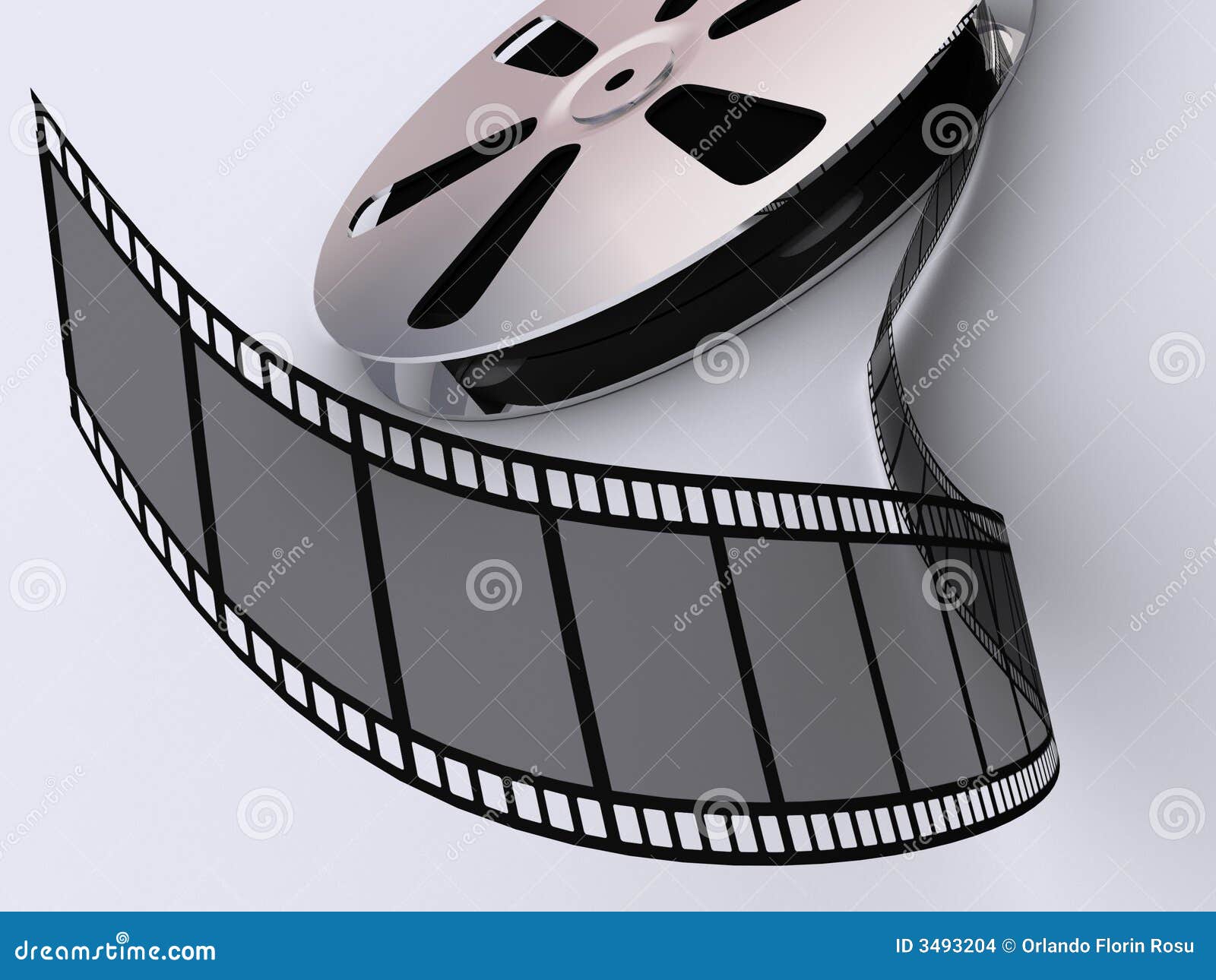 Bobine de film de bande illustration stock. Illustration of cinéma ...