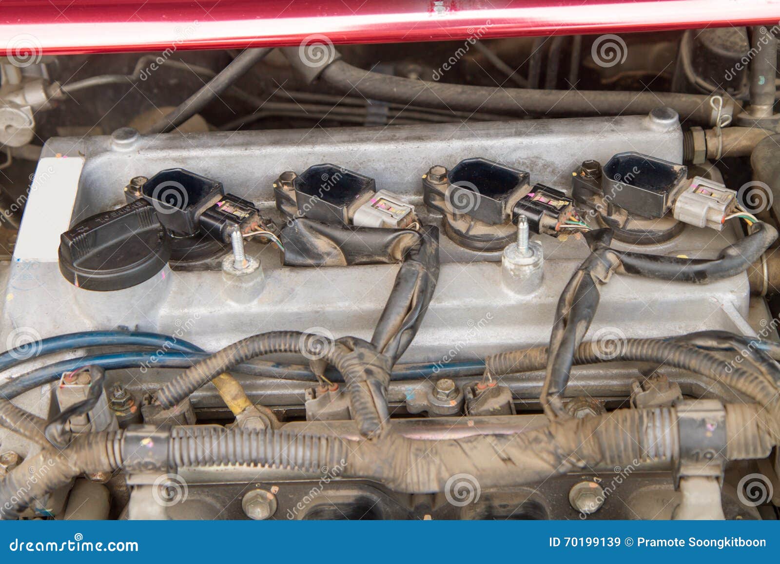 Bobine van auto stock afbeelding. Image of voertuig, machine - 70199139