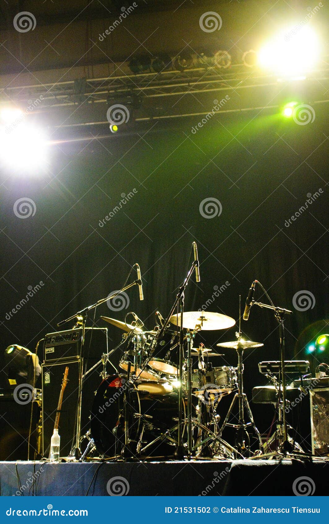 Bobobo S Drum Set on Stage- Vertical Editorial Photography - Image of ...