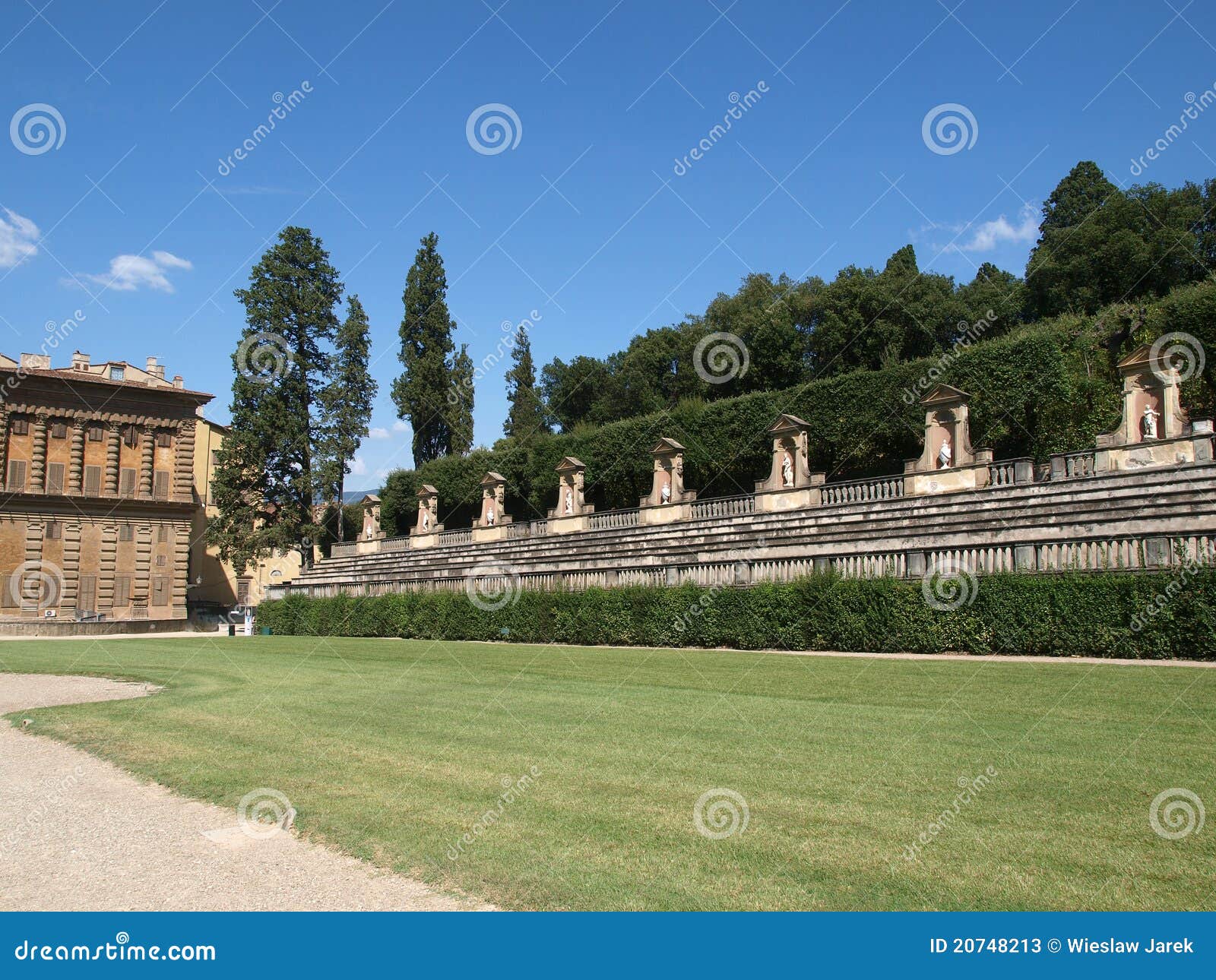 Boboli Gardens Amphitheatre - Florence Stock Image - Image of ...