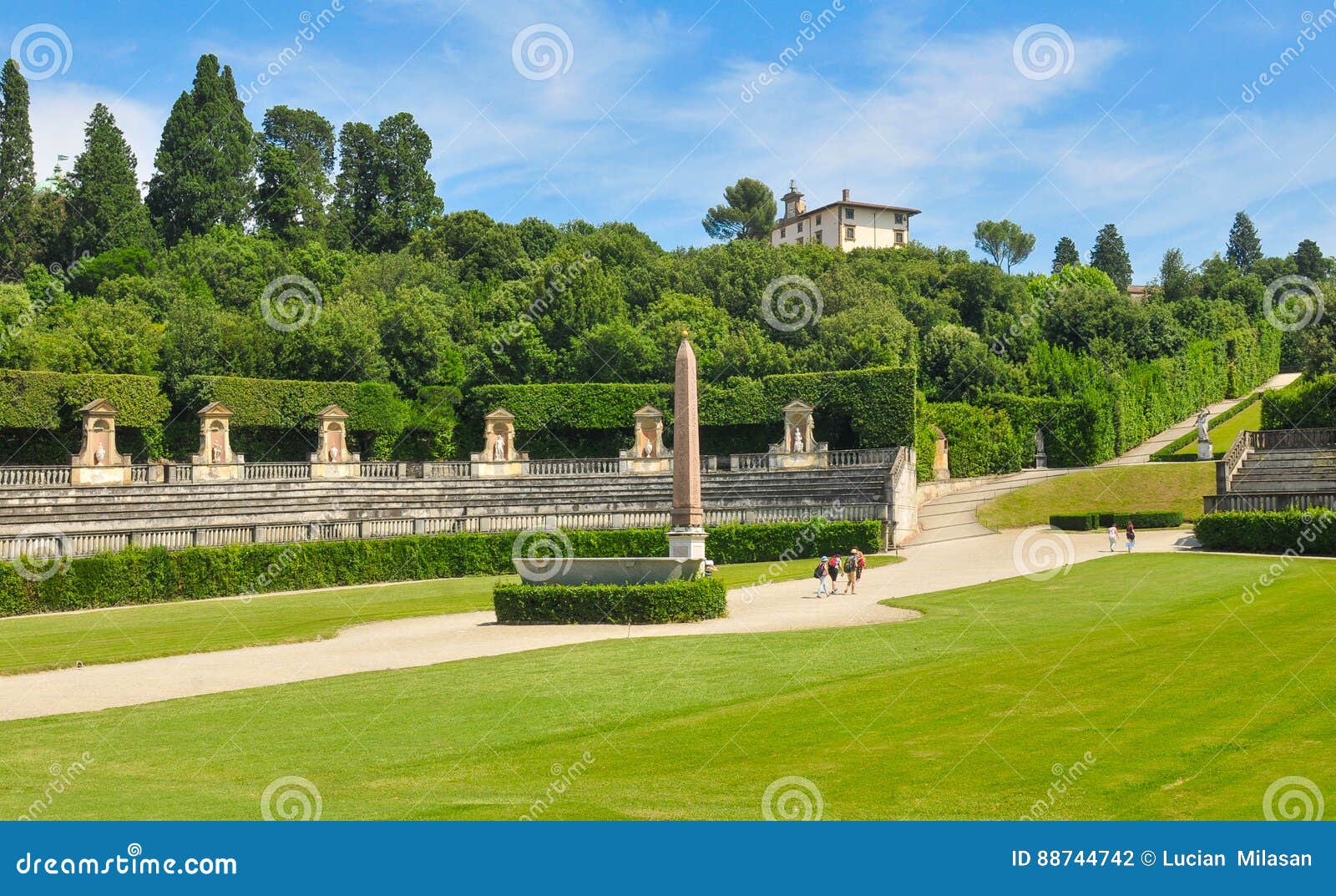 Boboli Gardens, Florence, Italy Stock Photo - Image of historical ...