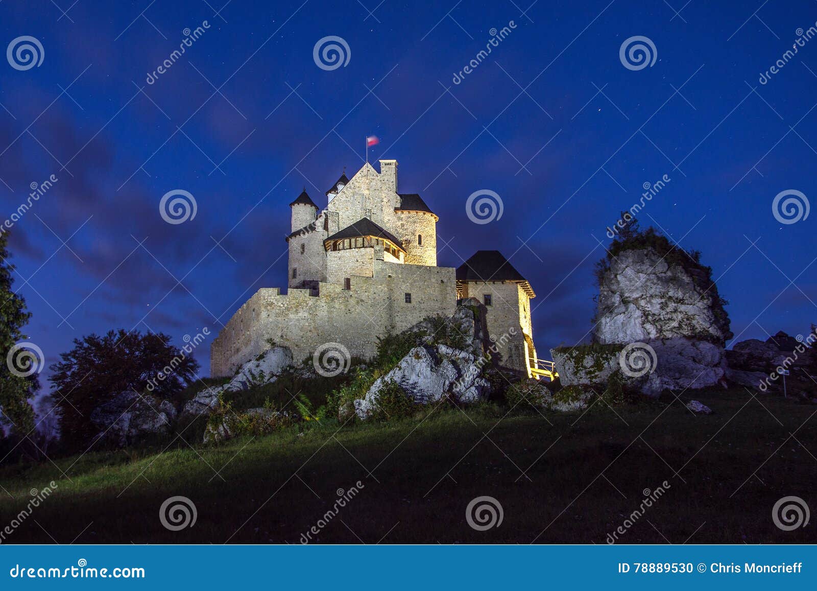 Bobolice Castle stock photo. Image of castle, jura, historic - 78889530