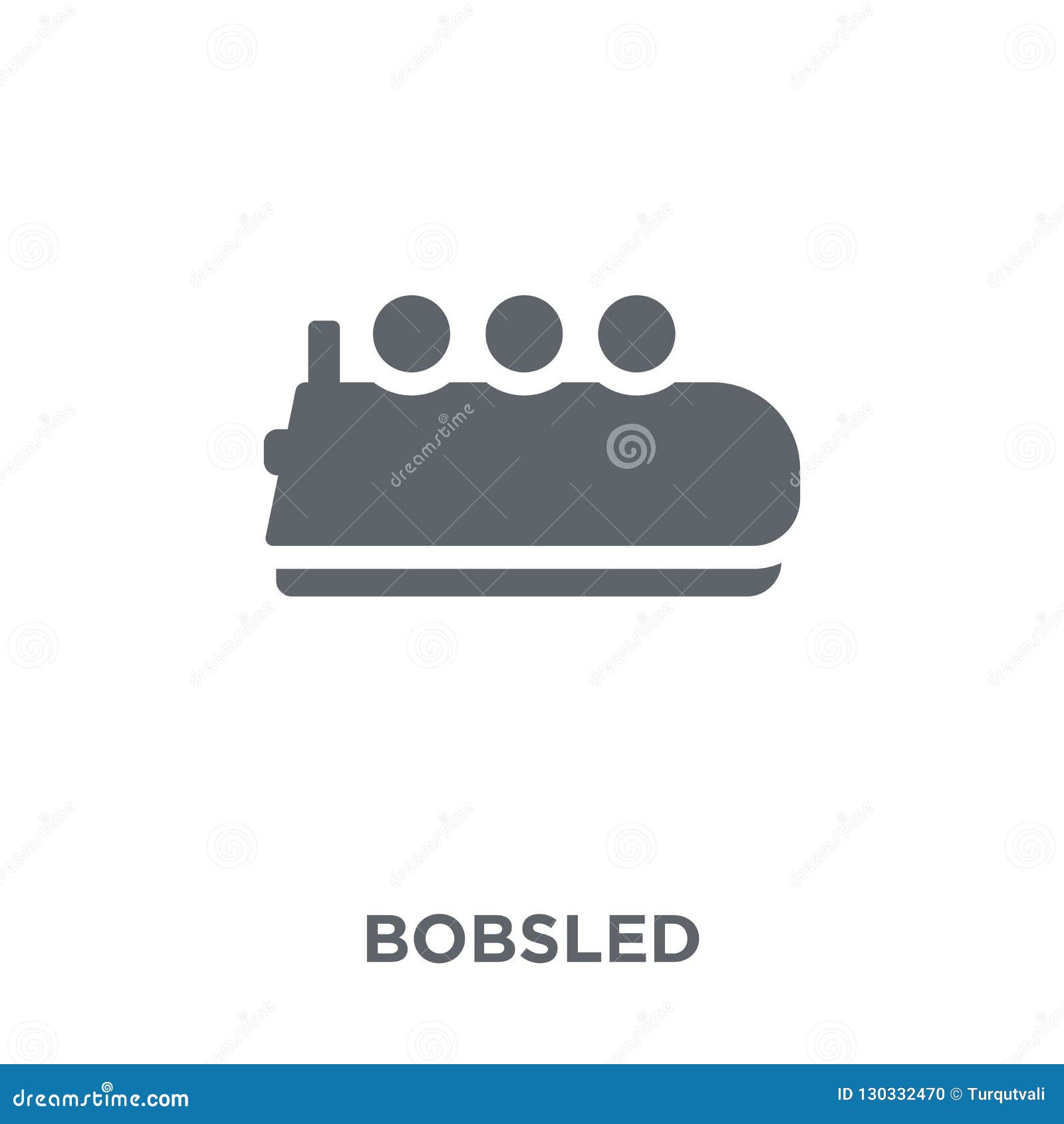 Bobsled Icon. Trendy Bobsled Logo Concept On White Background Fr Vector ...