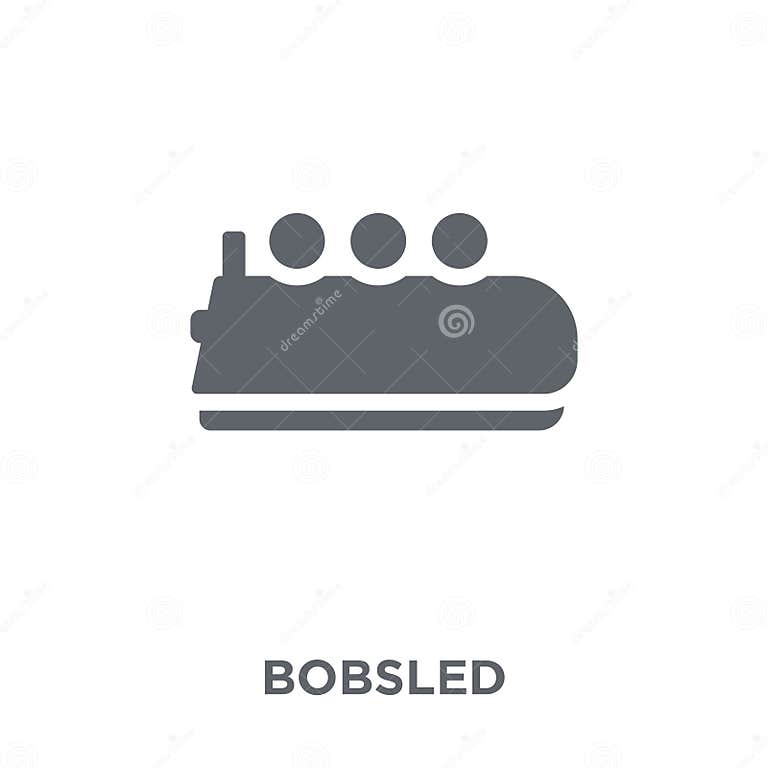 Bobsled Icon from Collection. Stock Vector - Illustration of concept ...