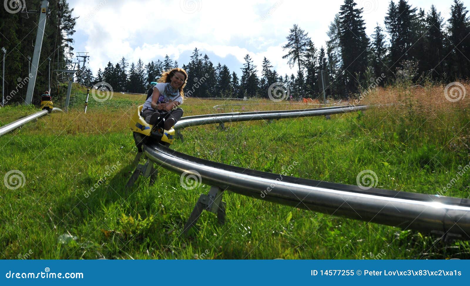 On the bobsled run stock image. Image of mountains, shouting - 14577255 On the bobsled run stock image. Image of mountains, shouting - 14577255